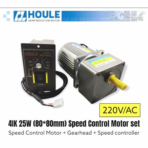 Jual Speed Control Motor Gearbox 25W 220V 1 Phase - Gear Head ...