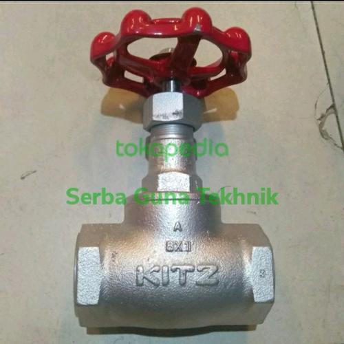 Jual Globe Valve Kitz 11/2" inch Jis 10k Cast Iron FCD-S 10k-40 Drat 1 ...