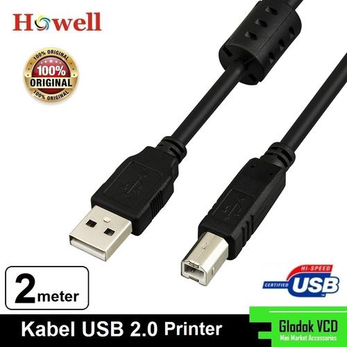 Jual Howell Kabel Printer USB 2m - Cable USB A-B - Jakarta Barat ...