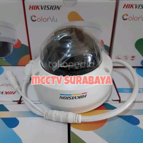 Jual hikvision ip camera 2mp indoor colorvu full hd 1080p ipcam dome ...
