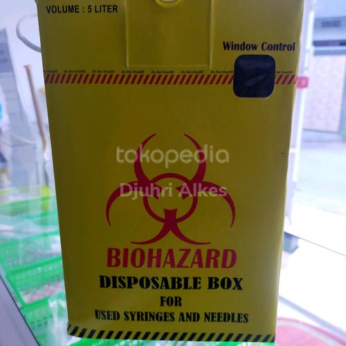 Jual safety box 5 liter | sampah medis | biohazard - Kab. Bandung ...
