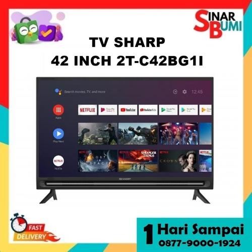 Promo SHARP 2T-C42BG1i Smart Android LED TV 42 Inch Full HD Digital ...
