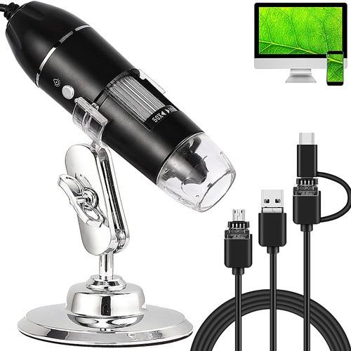 Jual Digital Microscope Camera 3in1 USB 500x 100x 1600x +8LED Mikroskop ...