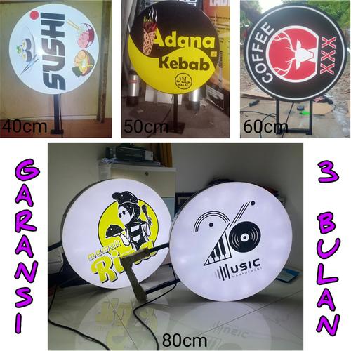 Jual neon box bulat 110cm 2 sisi - Kota Tangerang - abieshopline86 ...