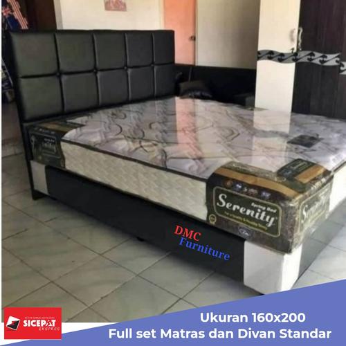 Jual Kasur Springbed Serenity Elite 160x200 Full set Divan - 120 x200 - Kota Bandung - DMC ...