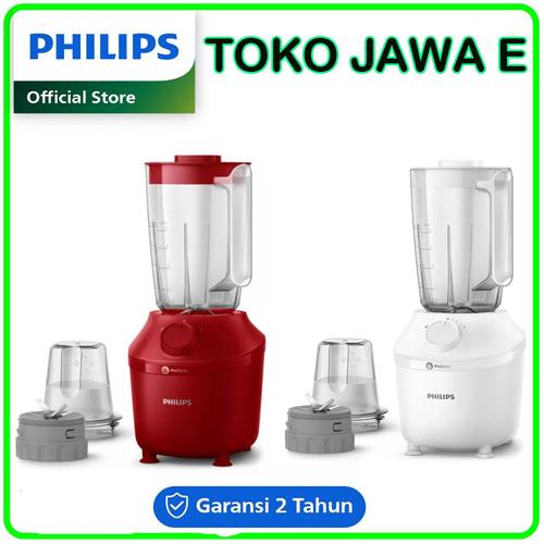 Promo BLENDER PHILIPS HR 2042 Kapasitas 1 Liter - Body Mika - MERAH NON ...