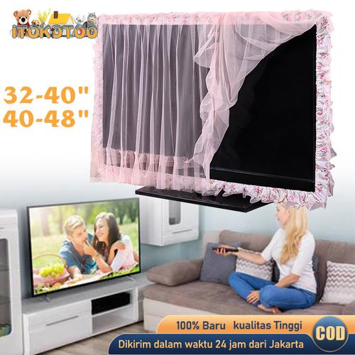 Jual Sarung TV LED 32 Inch - 48 Inch Renda Anti Debu Cover TV LED - 32 ...