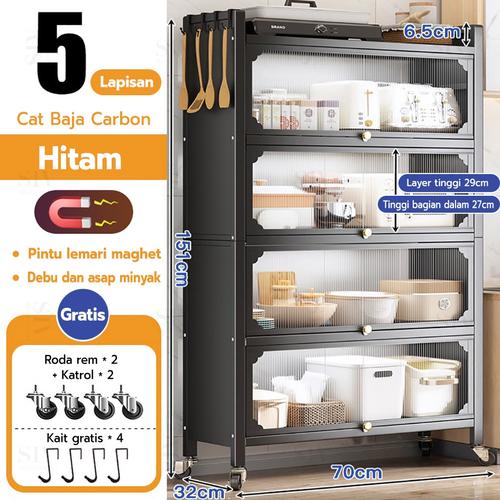 Promo Rak Oven Microwave rak dapur lemari Susun Rak Oven Serbaguna ...