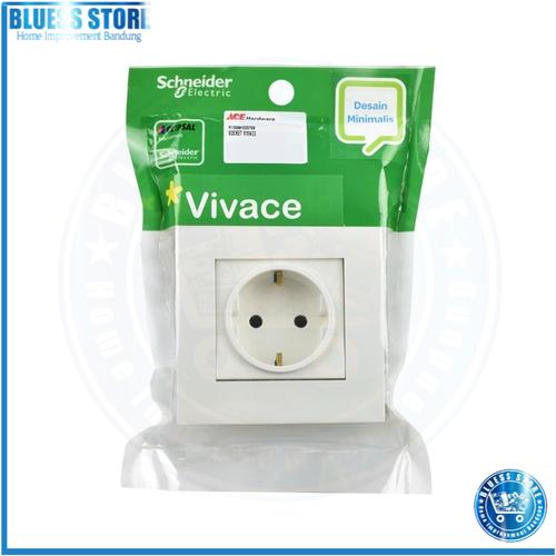 Jual Colokan Listrik 1 Lubang Schneider Stop Kontak Dinding Vivace ...