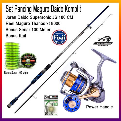 Jual Set Pancing Laut Maguro Thanos xt Joran Daido Supersonic JS 180 CM - Jakarta Pusat - Raja ...
