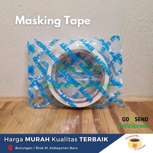 Jual masking tape 1 inch / lakban kertas /solatip kertas / solasi 1 ...