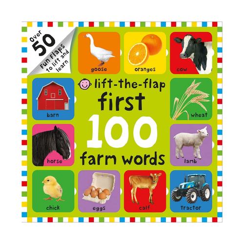 Jual First 100 Lift-the-Flap - Farm Words (Board Book) by Priddy Book ...