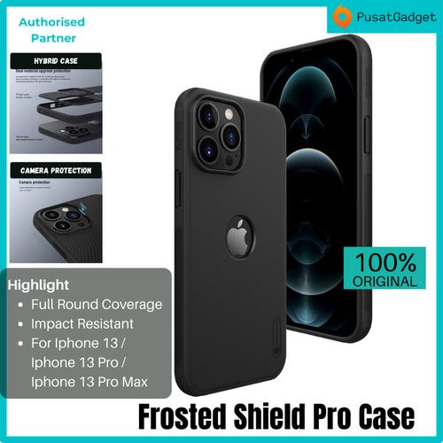Jual Case Iphone 13 / Pro / Pro Max FROSTED PRO Logo CutOuts Hybrid ...