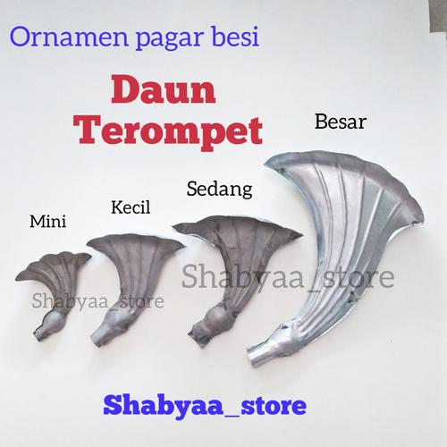Jual Daun terompet trompet mini kecil sedang besar ornamen aksesoris ...