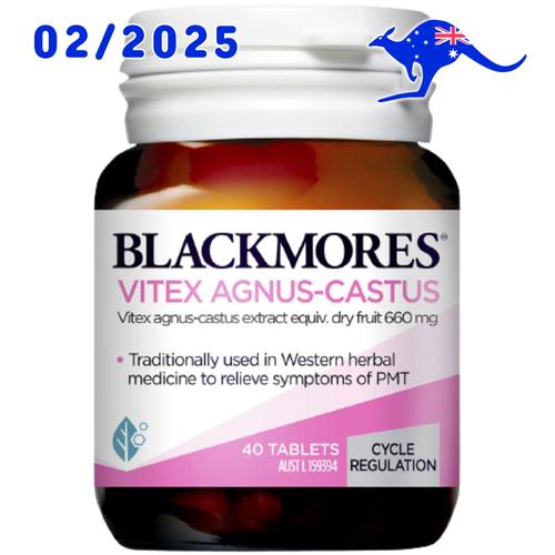 Jual Blackmores Vitex Agnus Castus 40 Tablets Siklus Menstruasi Gejala ...