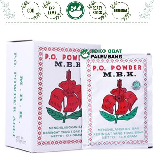 Jual BEDAK MBK POWDER PUTIH 1SACHET P.O POWDER M.B.K BEDAK BAU BADAN ...
