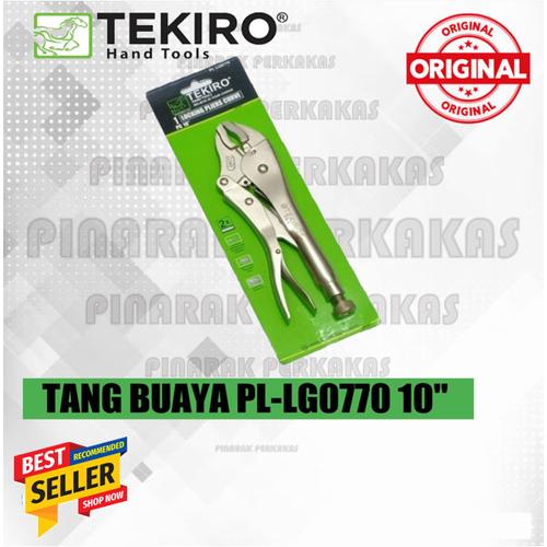 Jual Tekiro PL-LG0770 - Tang Buaya Bengkok 10 Inch / Locking Grip ...