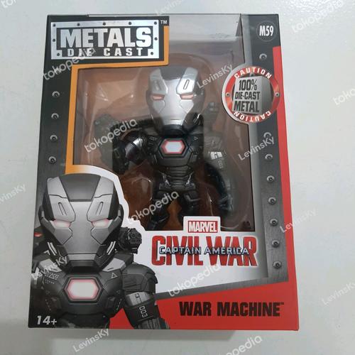 Jual Jada Metalfigs Metal Figure 4" War Machine M59 Civil War - Jakarta ...
