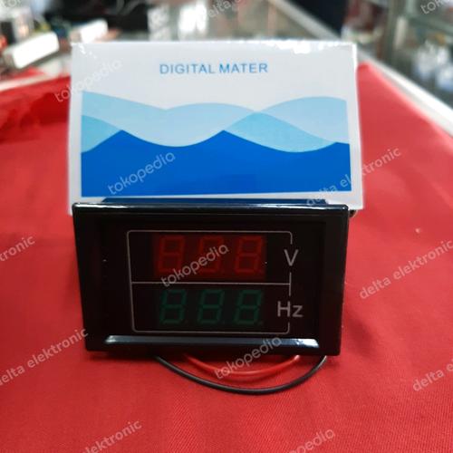 Jual Voltmeter AC digital Volt-Hz meter digital D85 volt meter - Kab ...