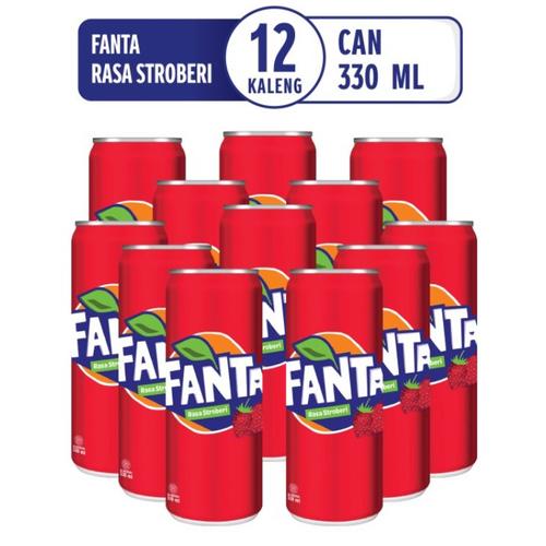 Jual Fanta Strawberry 330ml Isi 12 can (kaleng) - Jakarta Barat ...