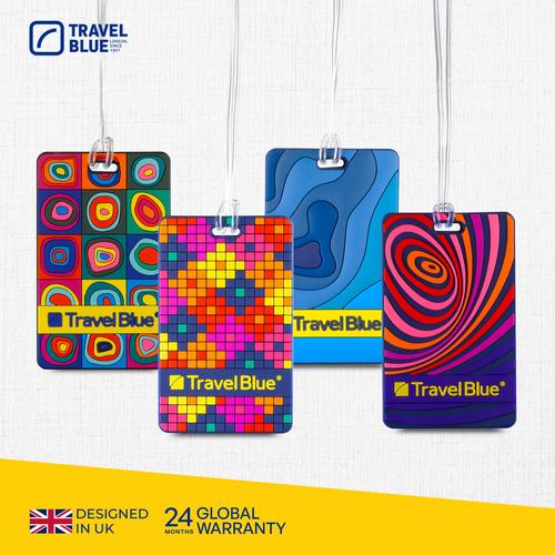 Promo Travel Blue Luggage ID Name Tag Gantungan Label Nama Koper ...