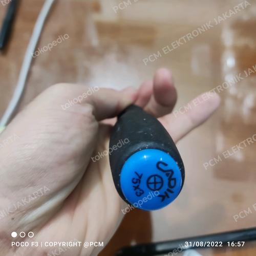 Jual obeng kecil trim magnet taiwan tw cadik 75x3 positif plus + bagus ...