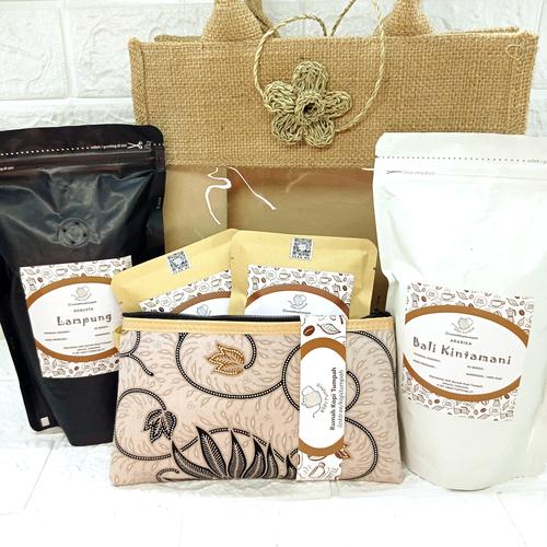 Jual Hampers Kopi Paket Parcel Jute Bag Goni Cantik - Varian 1 ...
