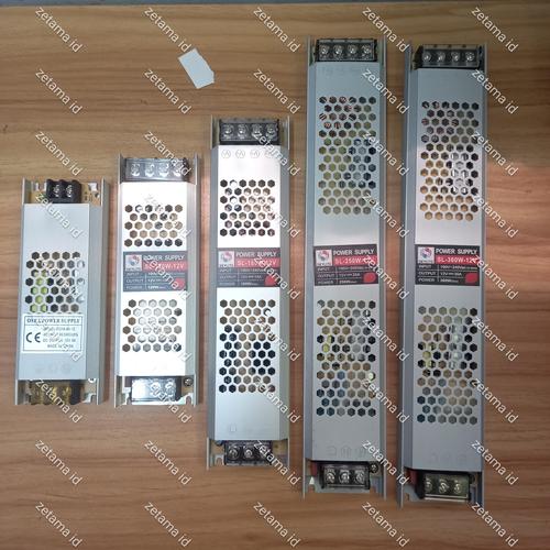 Jual Trafo Lampu Power Supply 12V LED Driver 12V 60w 5A / 120w 10A Slim ...