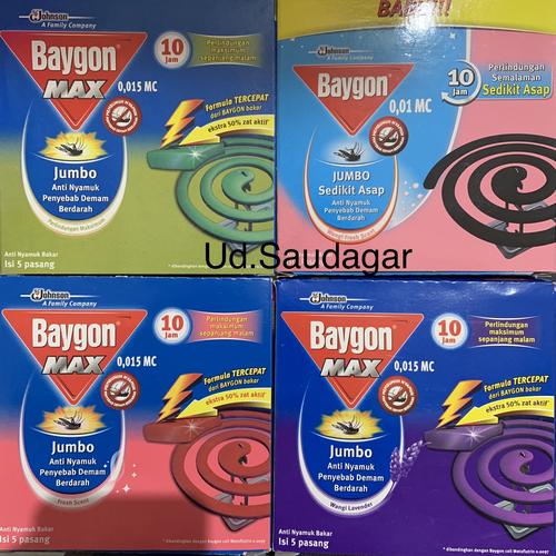 Jual Baygon Max Obat Nyamuk Bakar Jumbo Isi 5 Pasang - Hitam - Kota ...