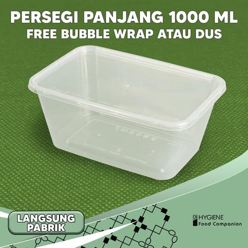 Jual Thin Wall 1000 ml / KOTAK MAKAN PLASTIK 1000 ML THINWALL GROSIR ...