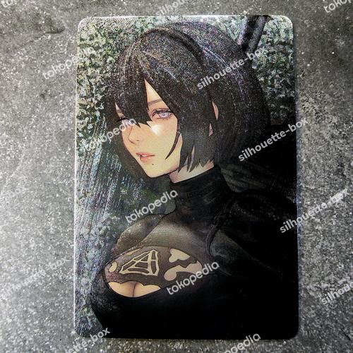 Jual Yueko Nier Automata 2B Metallic Hairline Texture Card - Jakarta ...