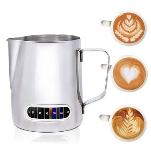 Jual Milk Jug Thermometer Stainless Steel 600ml latte art espresso ...