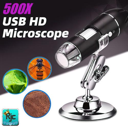 Jual Digital Microscope Camera 3in1 USB 500x 100x 1600x +8LED Mikroskop ...