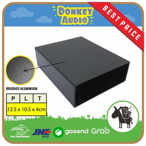 Jual BOX HITAM POLOS BOX AMPLIFIER POLOS BOX MINI 4 SISI - Uk 11x10.5x4 ...