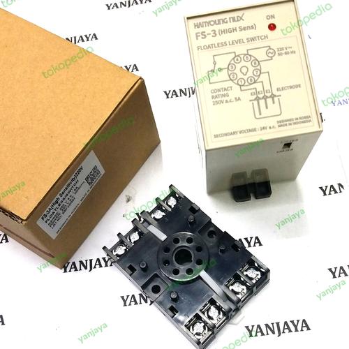 Jual Hanyoung Floatless Level Switch FS-3A 8 Kaki 220V 50Hz Kontrol ...