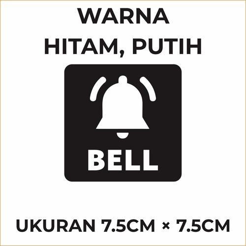 Jual AKRILIK PAPAN TANDA “BELL” PAPAN TANDA, AKRILIK CUSTOM - DESAIN 1 ...