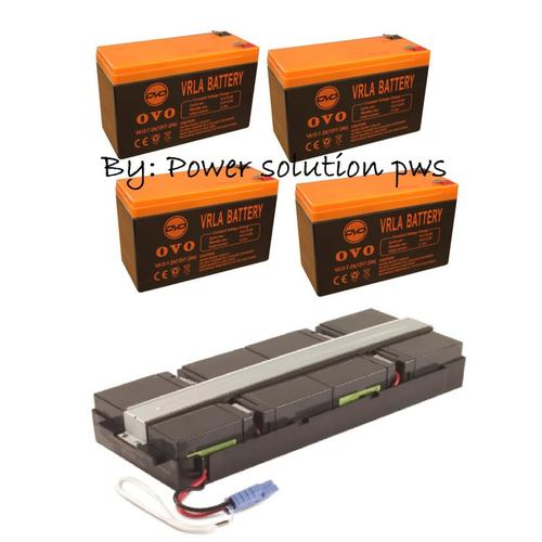Jual RBC31 Battery Competible For UPS APC SURT1000XLi. Baterai 12-7Ah ...