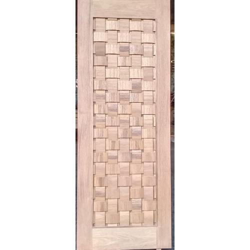 Jual PINTU KAYU SOLID MERBAU ANYAMAN/ TIKAR UK 35 X 820 X 2100 - Kota ...