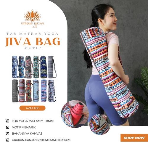 Promo Tas Matras / Tas Yoga Motif Daun Merah BTK 03 - Jiva Bag 70-10 ...