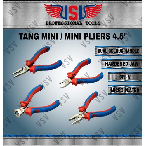 Jual VSV Tang Mini 4.5" Tang Kombinasi Lancip Potong Kakatua Mini ...
