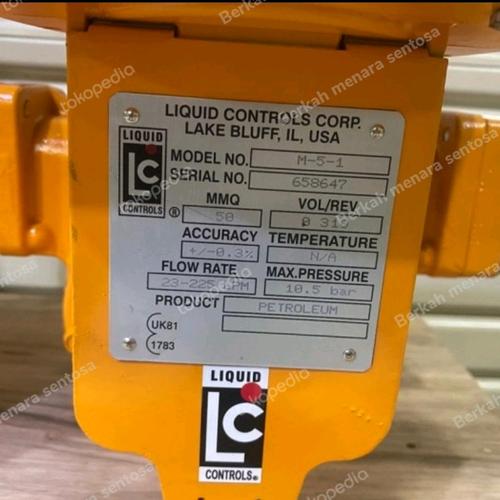 Jual Flowmeter LC Liquid Control USA Type M5-1 size 1,5 inch - Jakarta ...