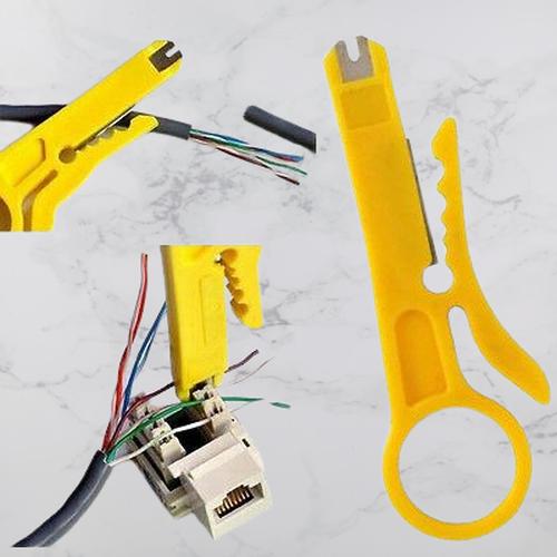Jual Rotary LAN Cutter Stripper Utp Punch Down Tool Modular Pengupas ...