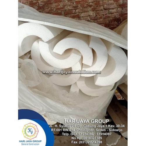 Jual Styrophore Pipa D.17kg/m3 Diameter 2.5 Inch Tebal 50mm x 1m - Kab ...