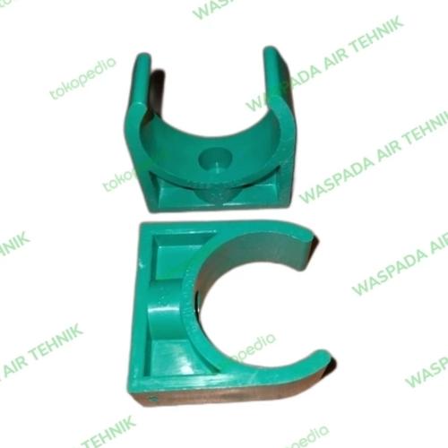 Jual Pipe Clamp 3/4" PPR HIJAU Klem Pipa 25mm - Jakarta Pusat - WASPADA ...