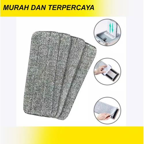 Jual Refil Kain Pel Flat Mop Pel Tarik Praktis Ultra Mop Hand Free ...