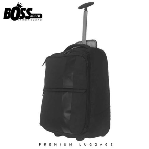Jual Tas Koper Pria Backpack trolly/Ransel Roda CONDOTTI Original - Abu ...