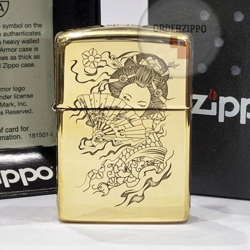 Jual Zippo Original Armor Geisha Fan Design 5 Sisi Japan Finish - Jakarta Selatan - OrderZippo ...