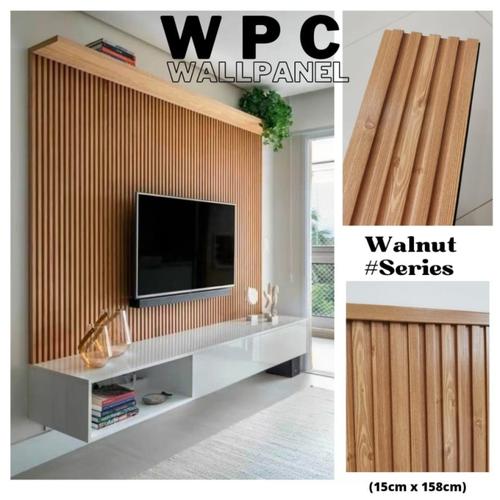 Jual WallPanel WPC Wood uk. 15cm x 1,5m tebal 10mm - Walnut Series ...