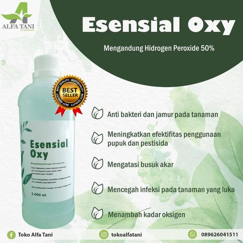 Jual Esensial Oxy 1 Liter Untuk Tanaman / H2O2 / Hidrogen Peroxida 50% ...