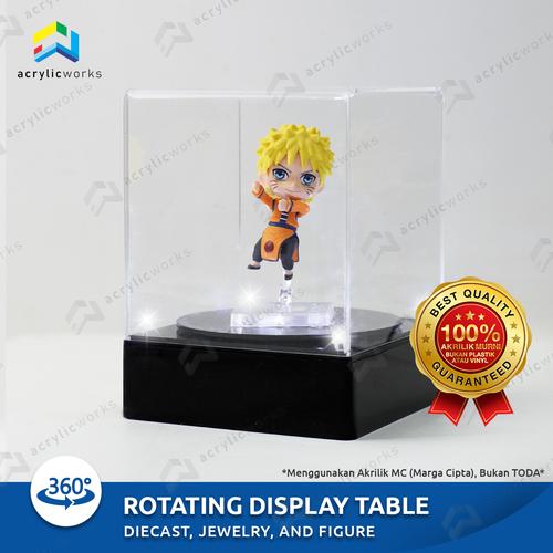 Jual Rotating / Rotary Display Box / Turntable Box / Meja Putar 15x15 ...